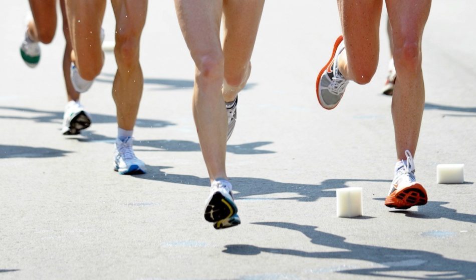 Marathon Runners Feet