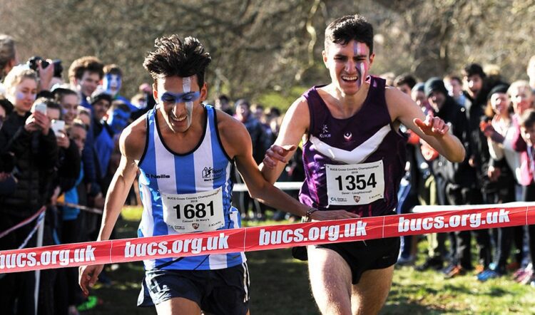 Emile-Cairess-pips-Patrick-Dever-at-BUCS-XC-2019-by-Mark-Shearman - AW