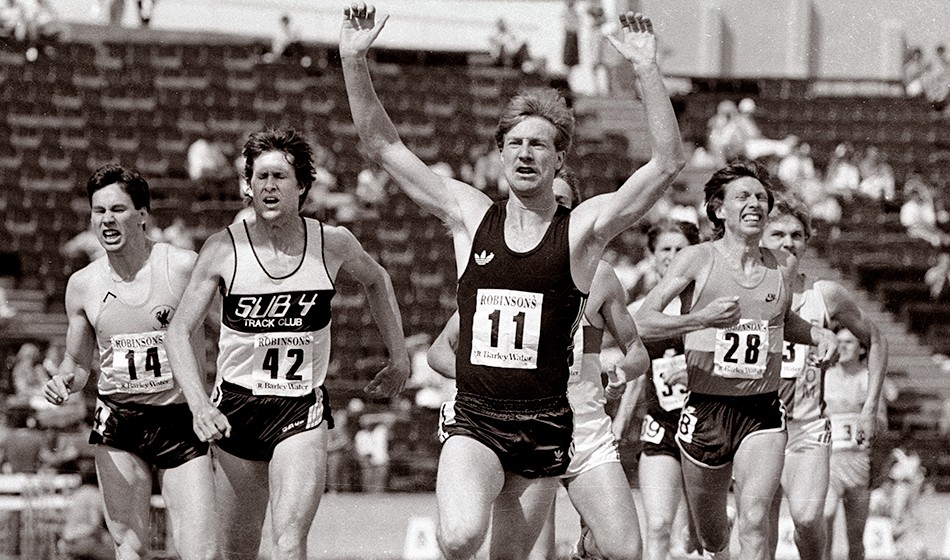 Peter Elliott wins the 800m at Crystal Palace in 1982 by Mark Shearman - AW