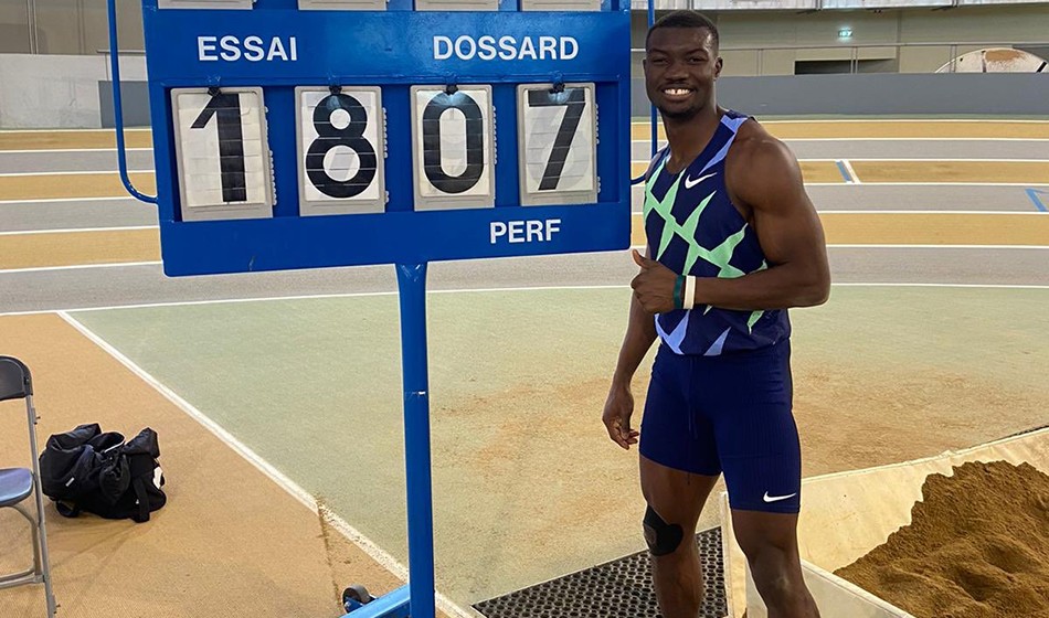 Hugues Fabrice Zango breaks world indoor triple jump record - AW