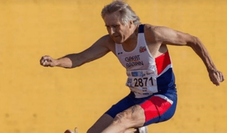 Alan Carter 200m hurdles, Malaga, 2018