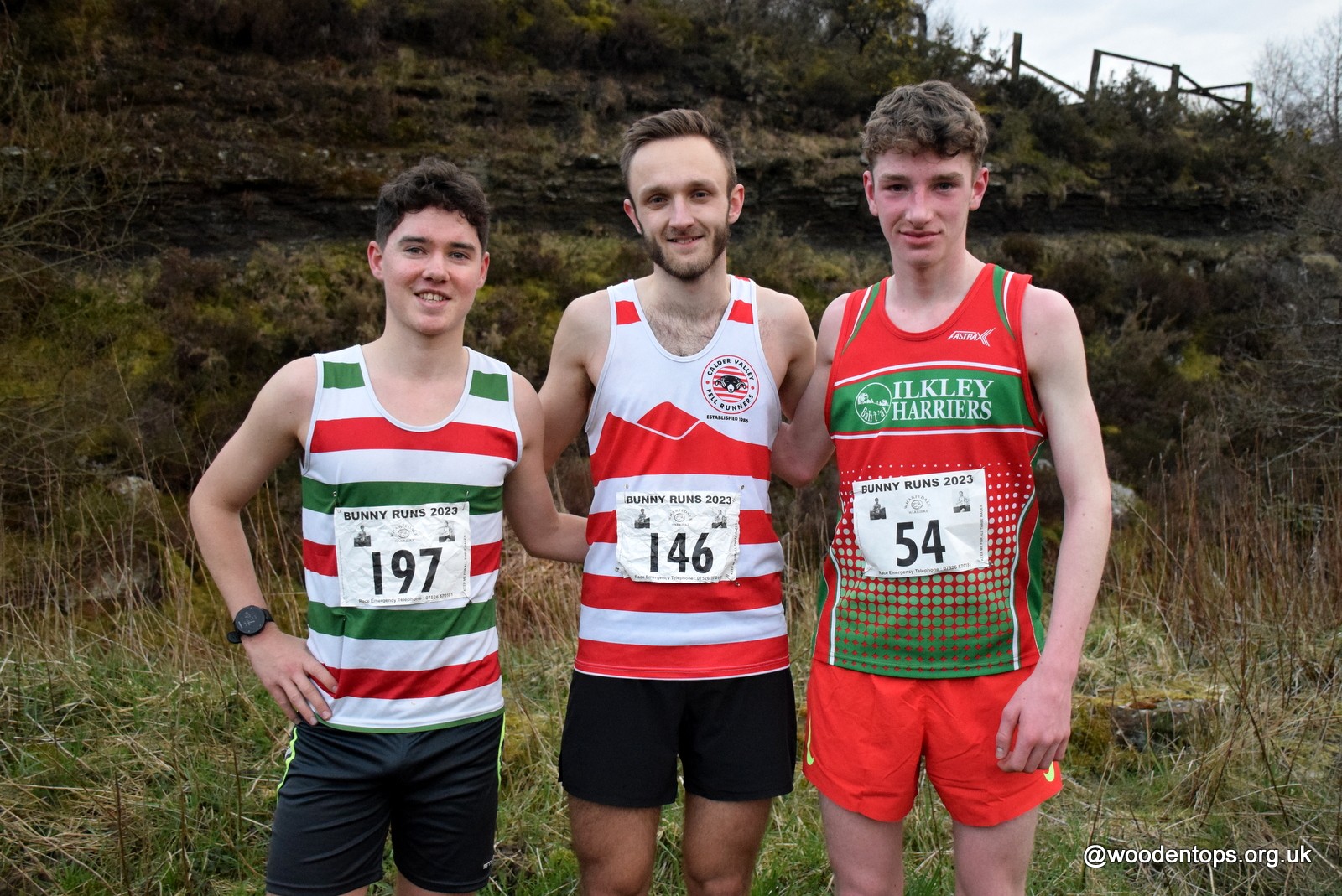 Bunny Run One Fell race L-R 3rd Louis Hudson Keighley & Craven AC, 1st ...
