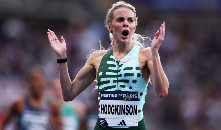 Keely Hodgkinson in record-breaking form in Paris - AW