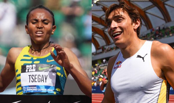 World records in 5000m and pole vault in spectacular Diamond League ...