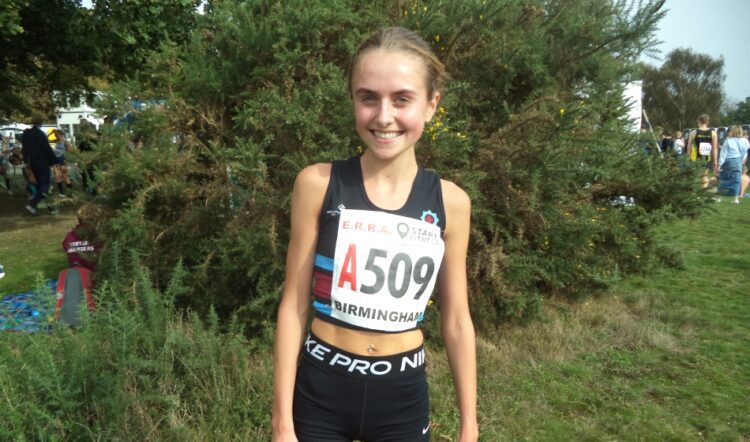 Eliza Nicholson first leg winner U17 women - AW