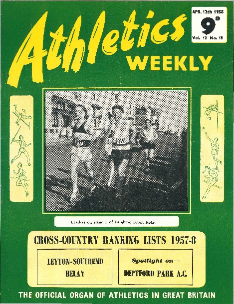 12th April 1958 - AW