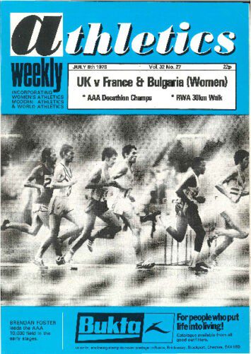 8th July 1978 - AW