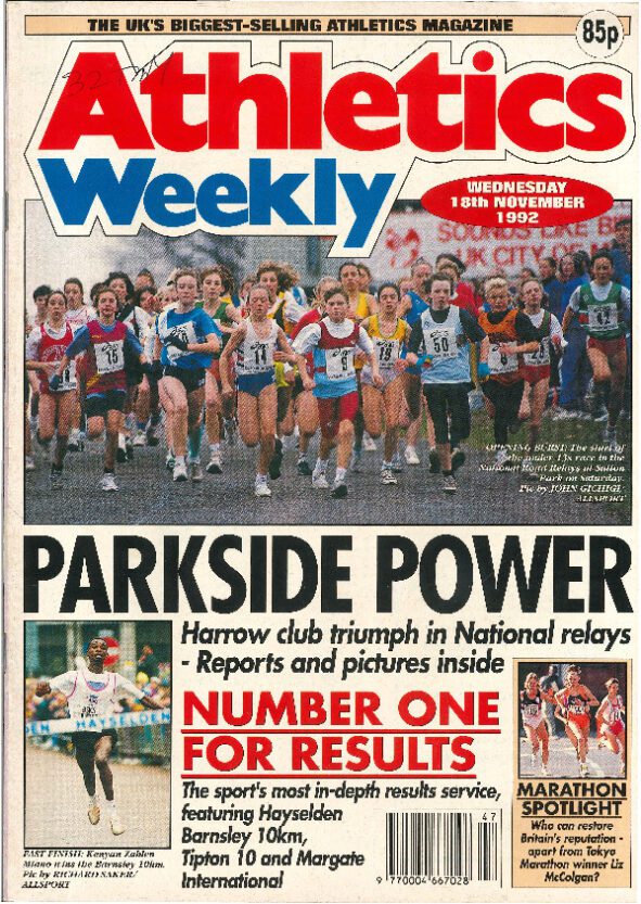 18th November 1992 - AW