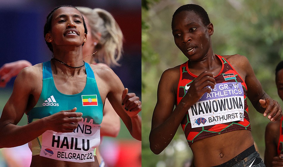 Lemlem Hailu v Grace Loibach Nawowuna in tRUNsylvania 10km - Athletics ...