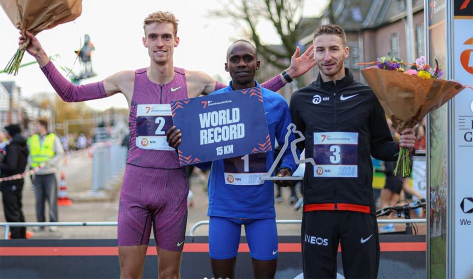 Jacob Kiplimo runs world best for 15km - Athletics Weekly