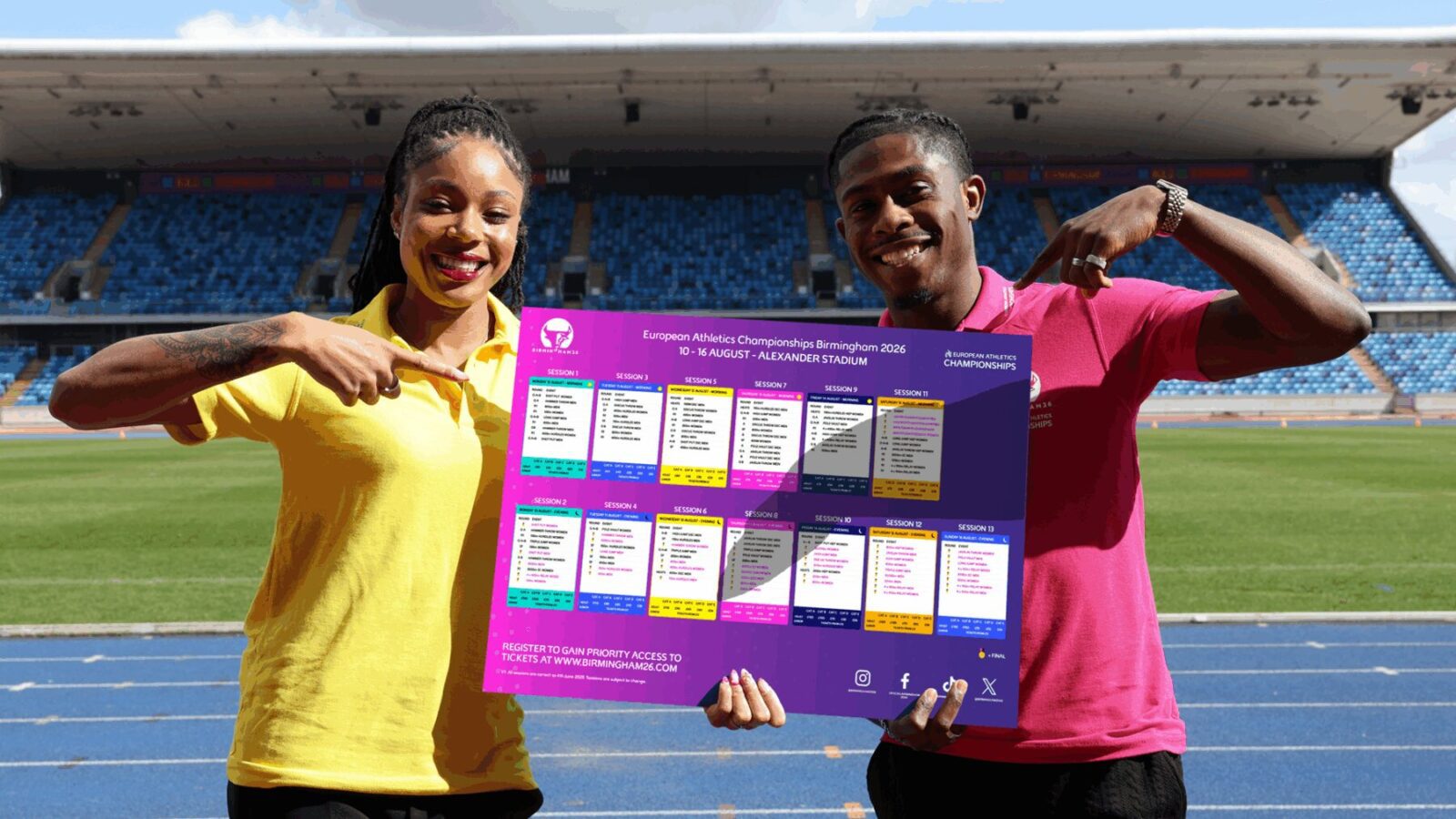 Birmingham 2026 announce schedule and ticket details - Athletics Weekly